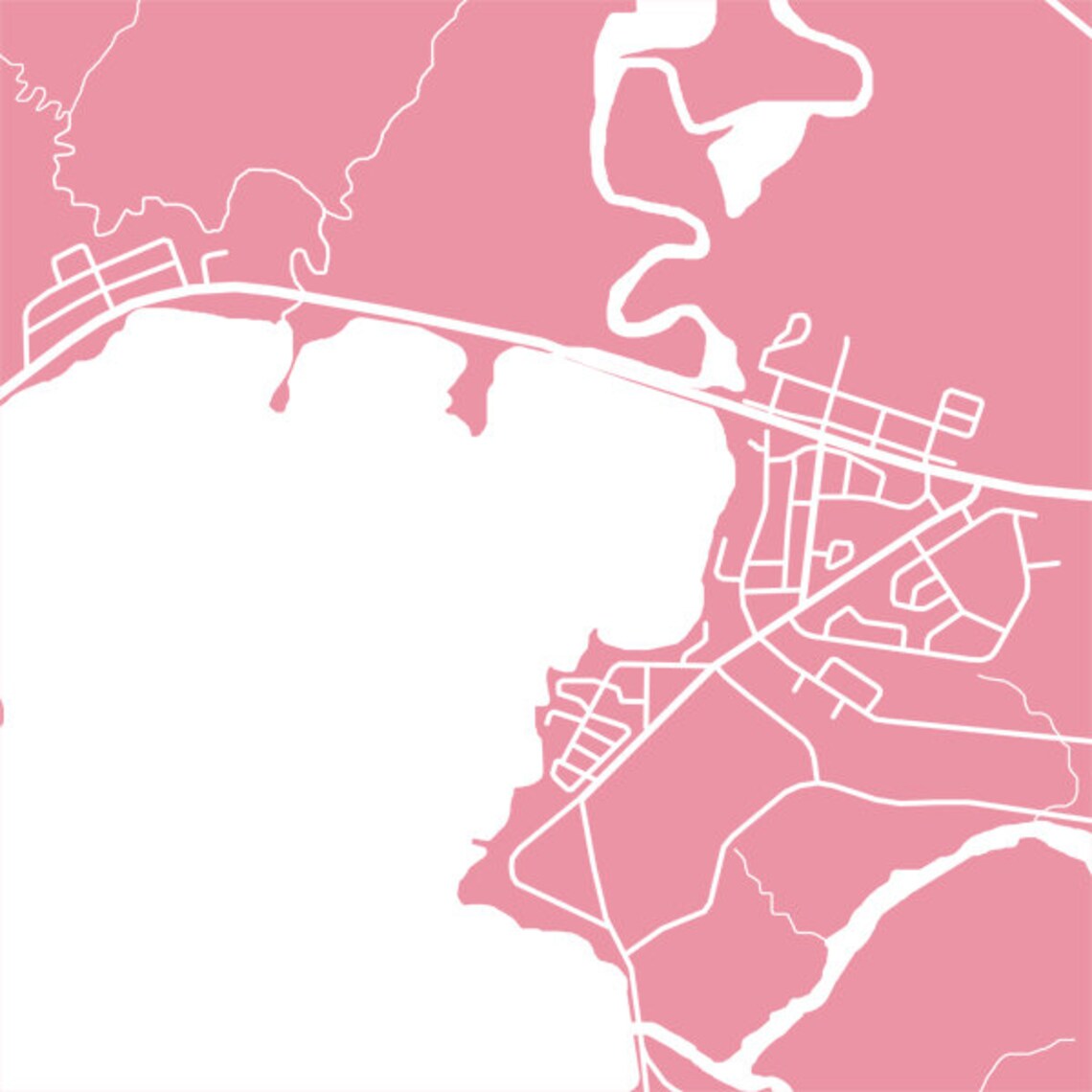 Longlac Northern Ontario Map Print | Etsy