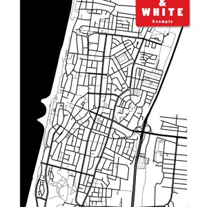 Netanya Map Print - Etsy