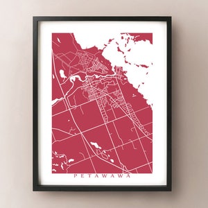 Petawawa, ON Map - Ontario Poster Art - Etsy