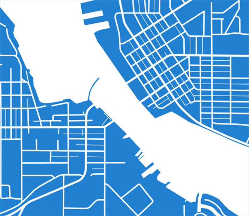 Sturgeon Bay, WI Map Print - Wisconsin Poster - Etsy