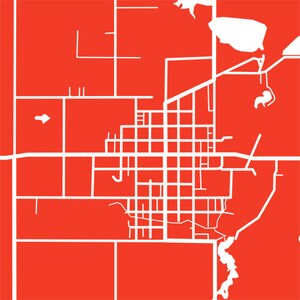 Raymond, Alberta Map Print - Etsy