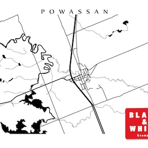 Powassan, Ontario Map Print - Etsy