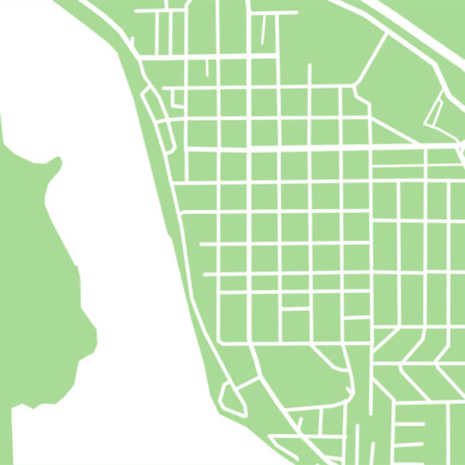 Morro Bay Map Print California Poster | Etsy