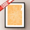 Fernie, BC Map Poster Print British Columbia, Canada - Etsy Canada