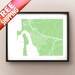 Morro Bay Map Print California Poster - Etsy