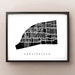 Rittenhouse Square Map Philadelphia Neighbourhood Art Print - Etsy