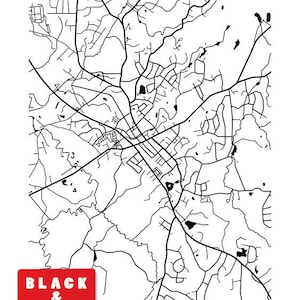 Medfield, MA Map Print - Massachusetts Poster - Etsy