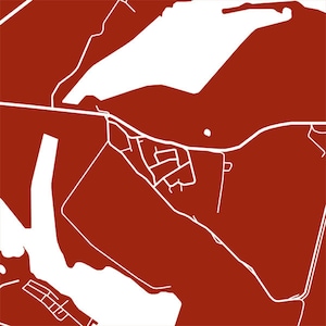 Alem Map Print - Netherlands Poster - Etsy