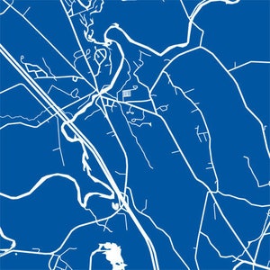 Hopkinton, NH Map Print - New Hampshire Poster - Etsy