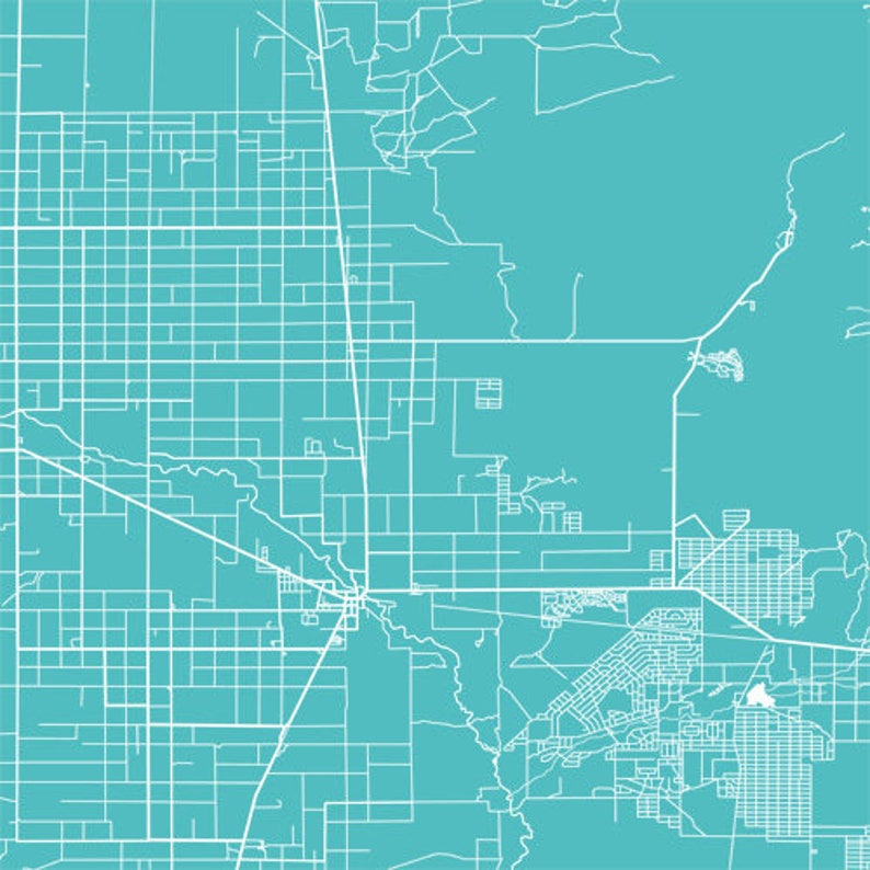 San Luis Valley Map Print Colorado Poster | Etsy