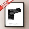 Ukrainian Village Map Chicago Neighbourhood Art Print - Etsy