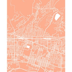 La Verne Map - California Poster Print - Etsy Canada