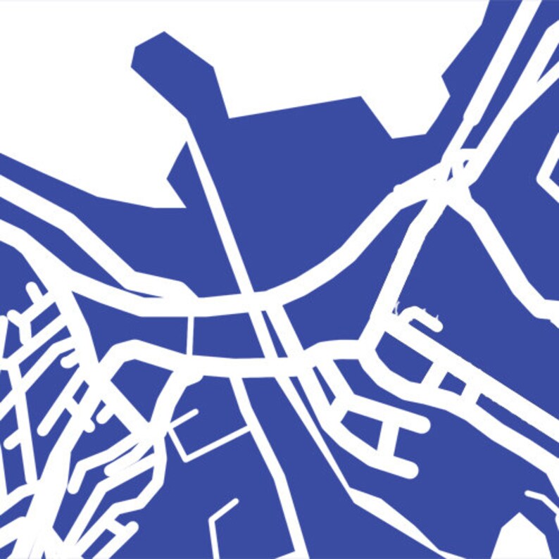 Corner Brook Map Newfoundland Poster | Etsy