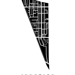 Junction Triangle Map - Toronto Neighbourhood Art Print - Etsy