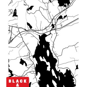 Chezzetcook Inlet, Head of Chezzetcook - Nova Scotia Map Print - Etsy