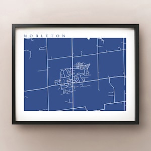 Nobleton Map - York Region, Ontario Poster Art - Etsy