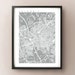 Manor Park, DC Map Washington DC Neighborhood Art Print - Etsy
