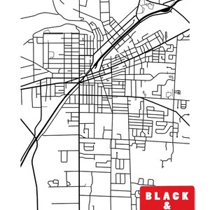 Lockport Map Print - New York Poster - Etsy