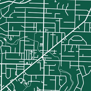 Lynn Valley, North Vancouver Map Poster Print - BC, Canada - Etsy