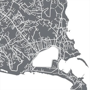 Bacoli, Naples Map Print - Italy Art Poster - Etsy