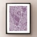 Paramus Map Print - New Jersey Poster - NJ Home Decor - Etsy