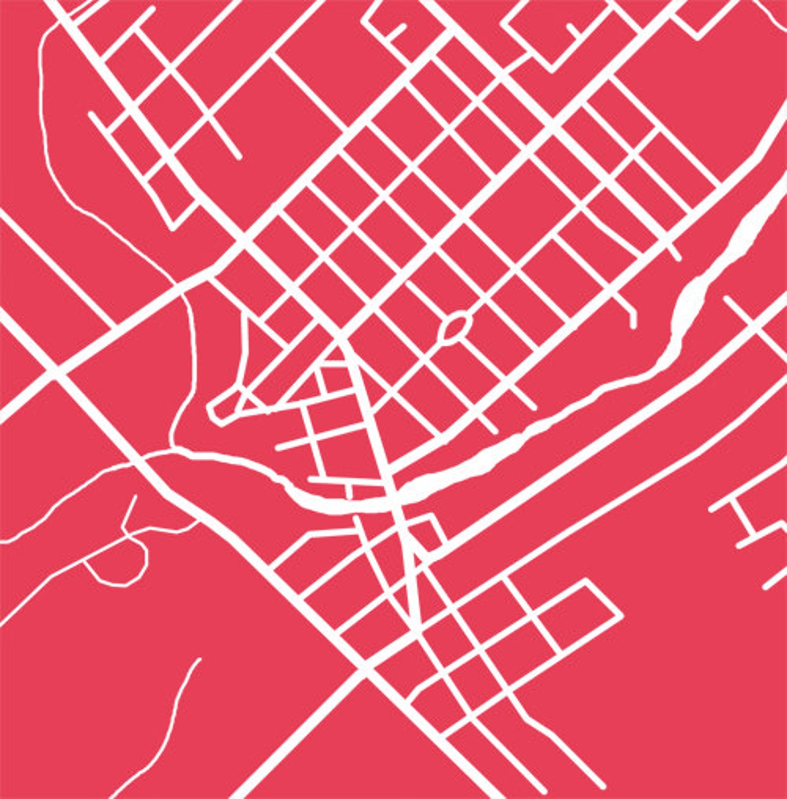 Elora Map Print - Etsy