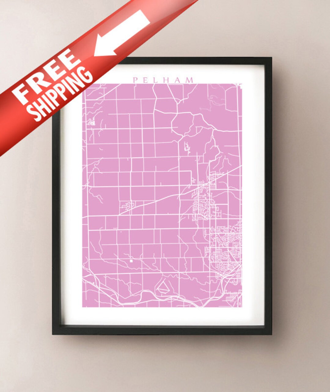 Pelham Map - Ontario Print - Etsy