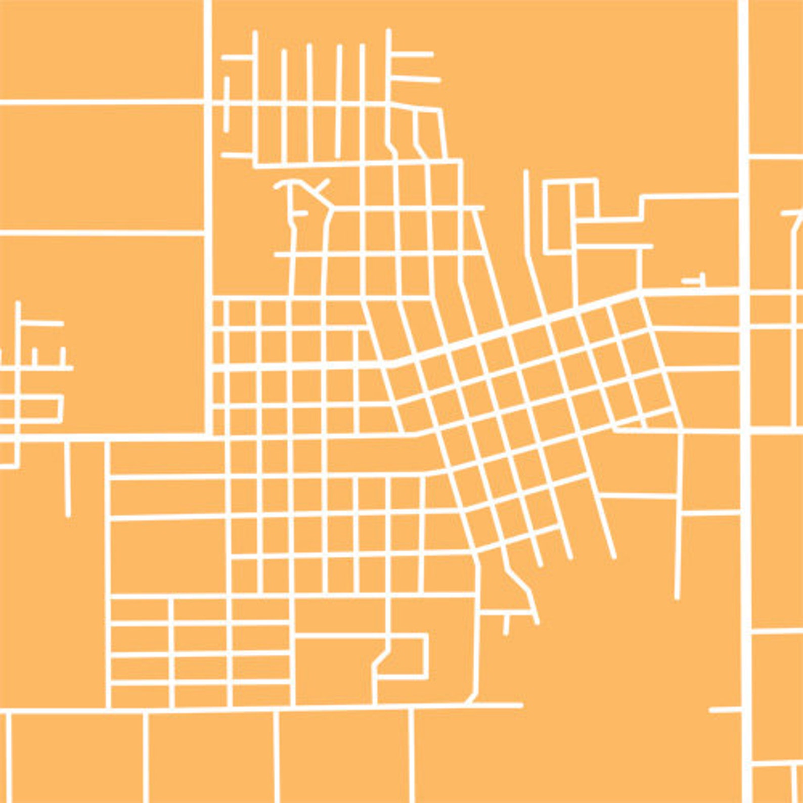 Gridley Map Print California Art Poster - Etsy