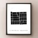Lincoln Square Map Chicago Neighbourhood Art Print - Etsy
