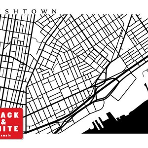 Fishtown, Philadelphia Map Print, Philly Art Poster, Pennsylvania State ...