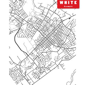 State College City Map - Pennsylvania Poster - Etsy