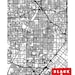 Santa Ana Map - California Poster Print - Etsy