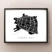 James Bay Map Victoria Neighbourhood Art Print | Etsy