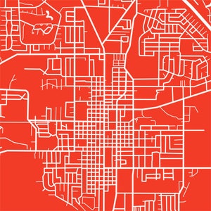 Carson City Map - Nevada Poster Print - Etsy