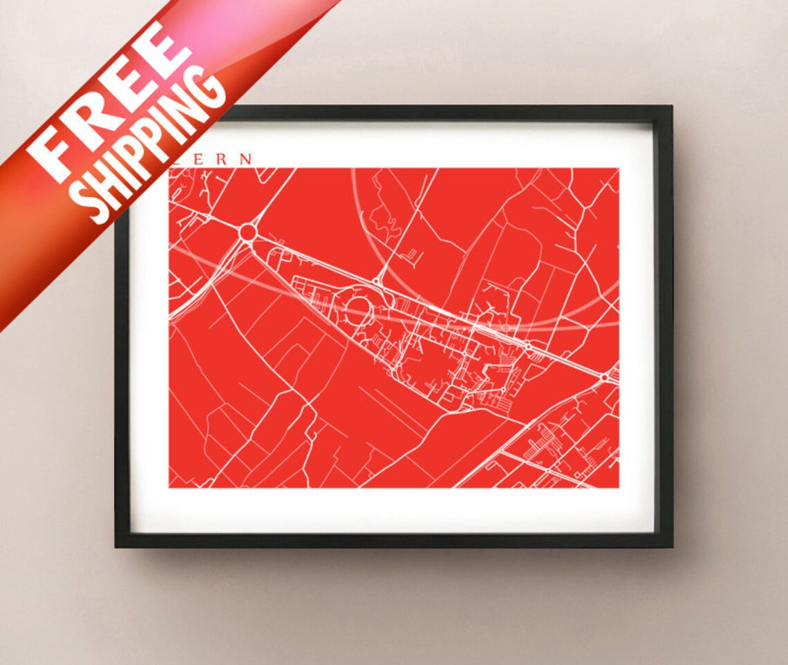 CERN Map Print - Etsy