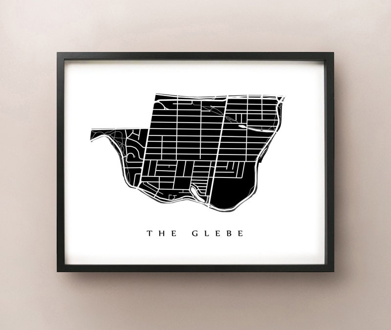 The Glebe Ottawa Neighbourhood Art Print - Etsy