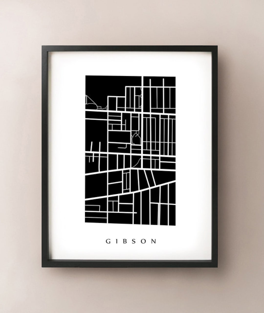 Gibson Map - Hamilton Neighbourhood Art Print - Etsy