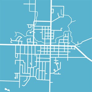 Aylmer, ON Map Print - Ontario Poster Art - Etsy