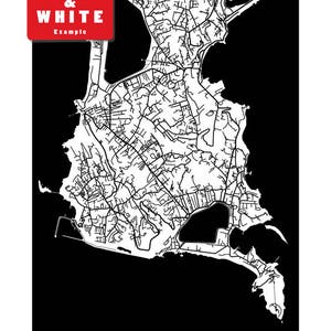 Bacoli, Naples Map Print - Italy Art Poster - Etsy