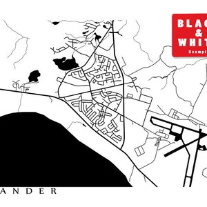 Gander Map - Newfoundland Poster - Etsy