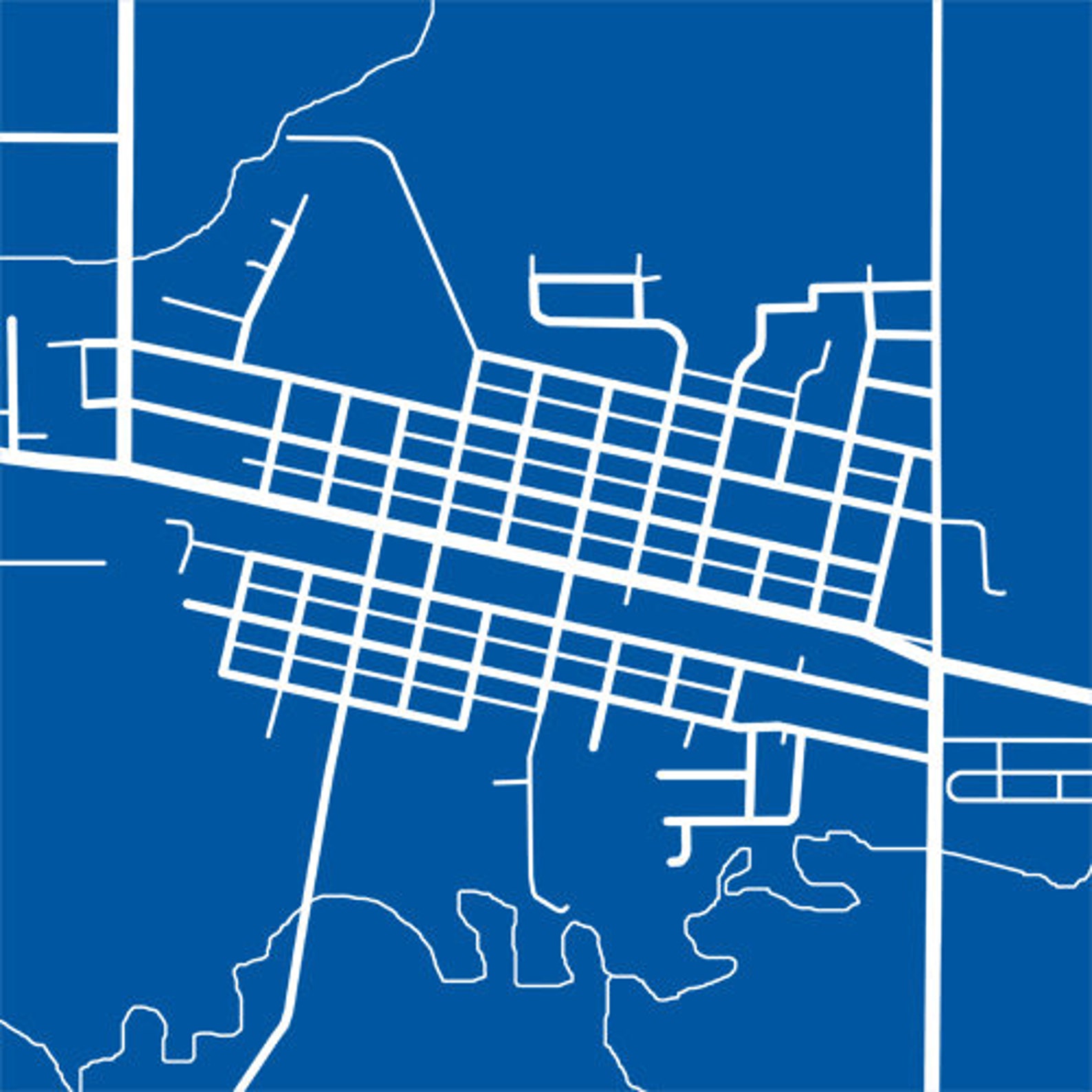 Durant IA Map Print Iowa Art Poster - Etsy