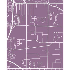 Orange, OH Map - Ohio Poster Print - Etsy