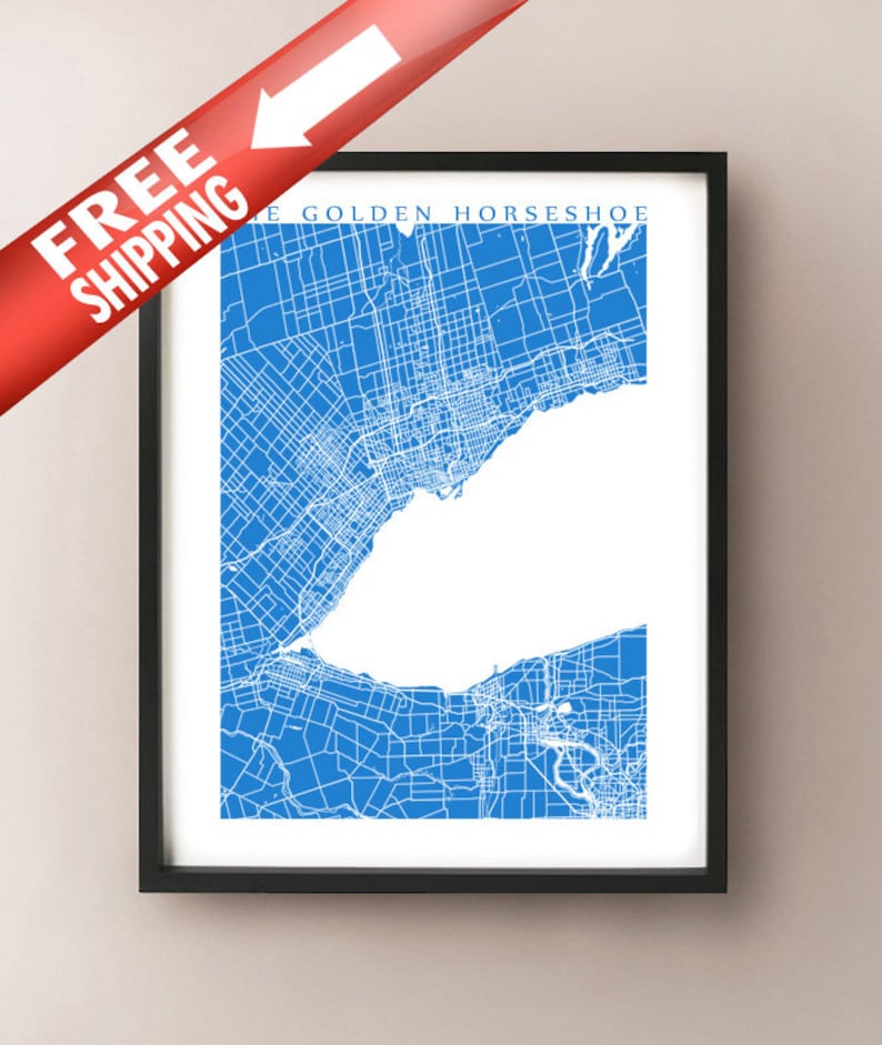 The Golden Horseshoe Greater Toronto Area Map Print - Etsy The Golden Horseshoe Greater Toronto Area Map Print - Etsy