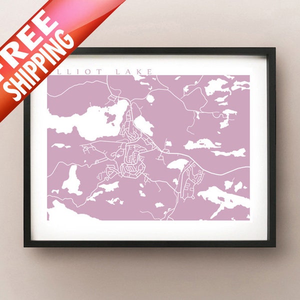 Custom Lake Map - Etsy