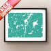 Baysville Map Print - Lake of Bays, Muskoka, Ontario Art - Etsy