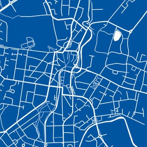 Kilmarnock Map Art Print - Scotland Poster - Etsy