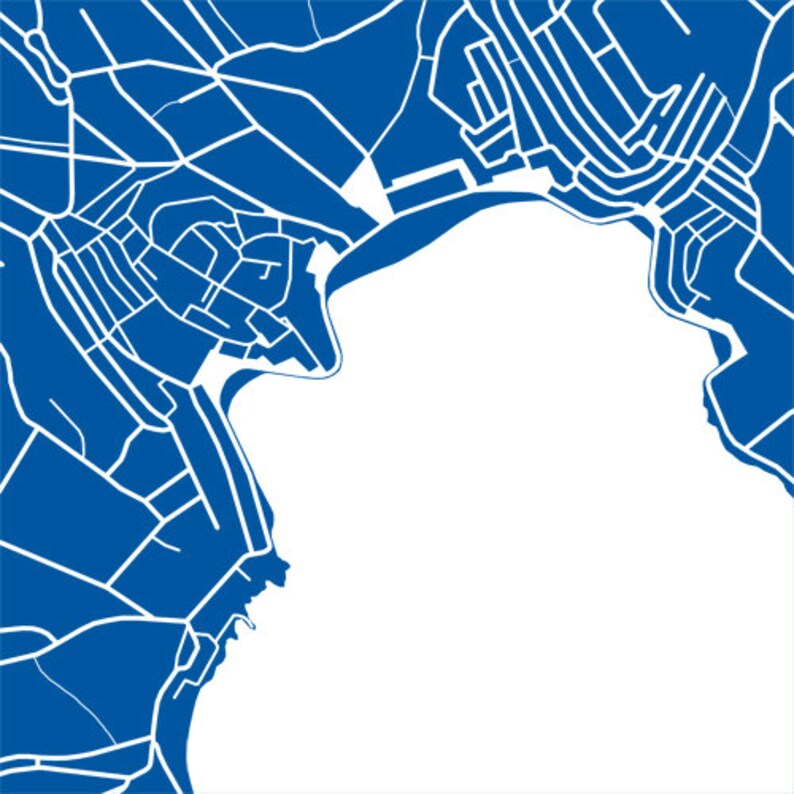 Cadaqués Map - Spain Art Print - Etsy