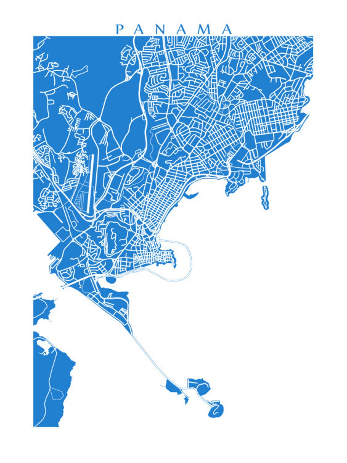 Panama City Panama Art Print - Etsy