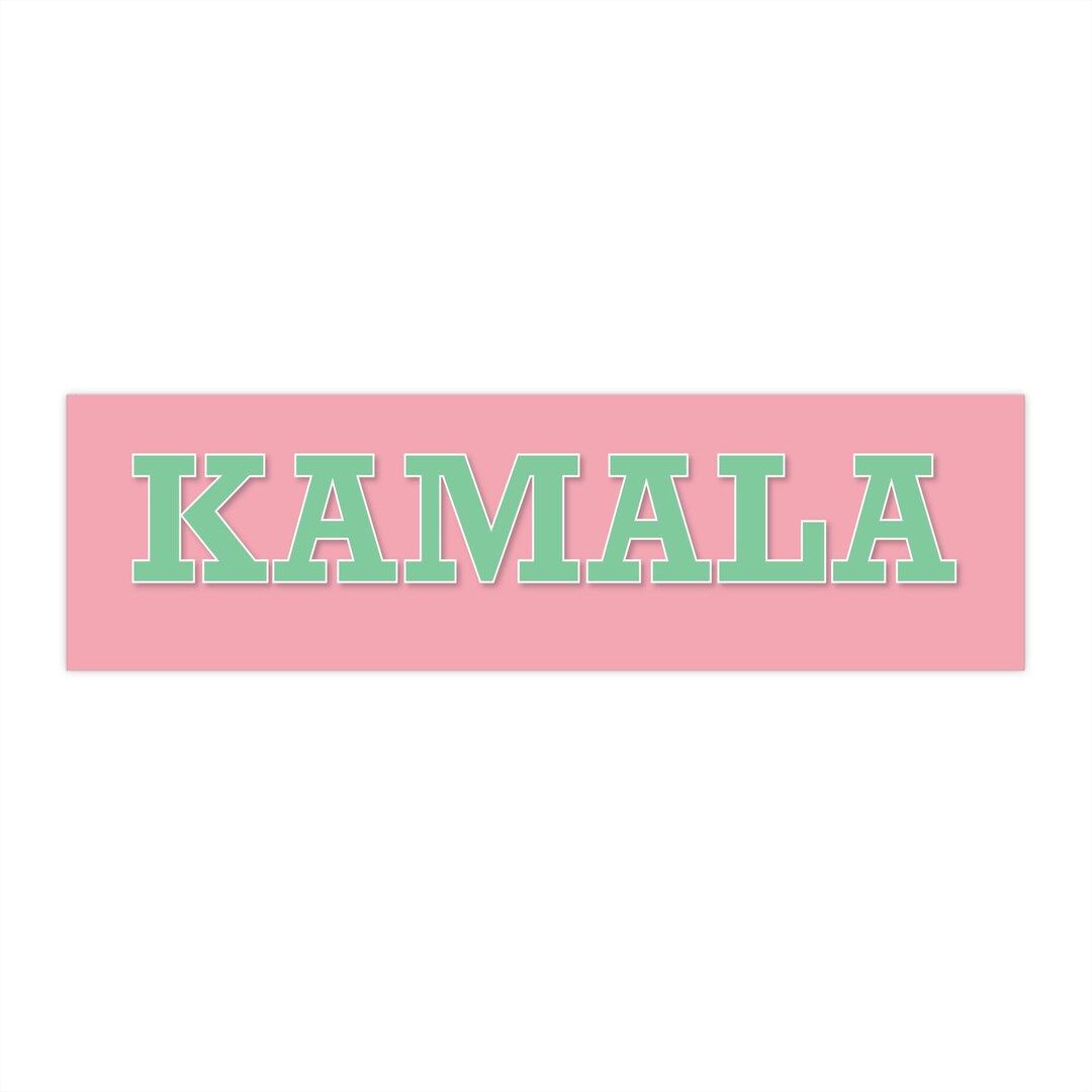 Kamala Harris Bumper Sticker I'm so Kamala Bumper Sticker Charli Xcx I ...