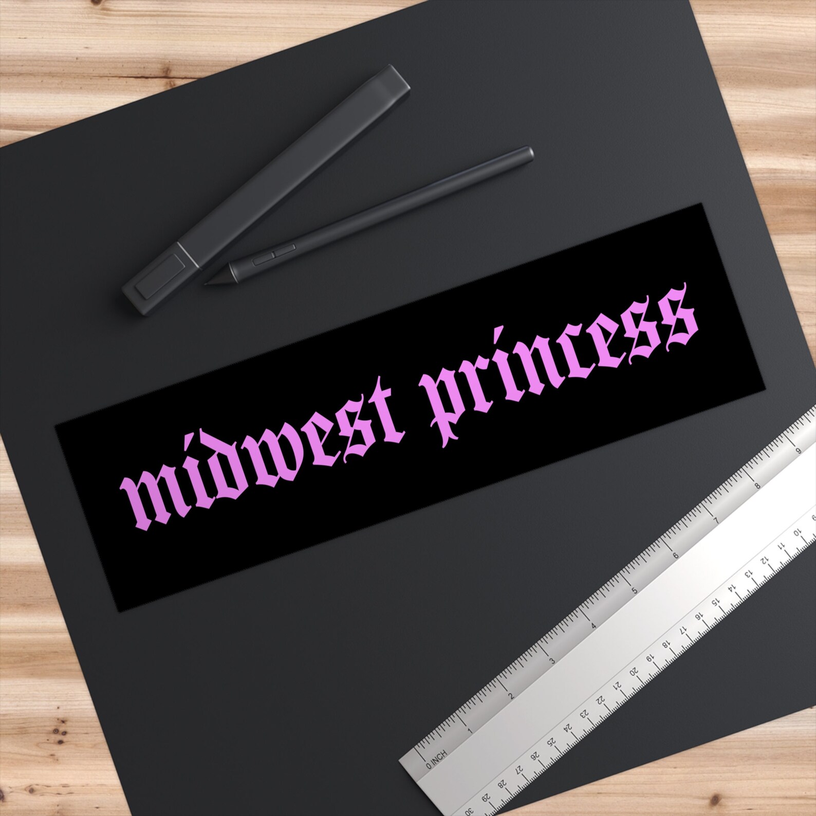 Chappell Roan Midwest Princess Bumper Sticker 11” W X 3” H | Good Luck ...